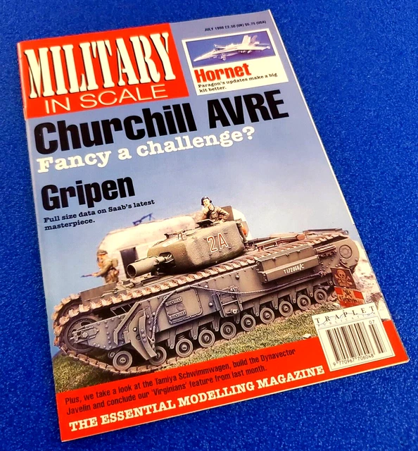 MILITARY IN SCALE Churchill Avre Fancy A Challenge? Jul 1998 Magazine ...