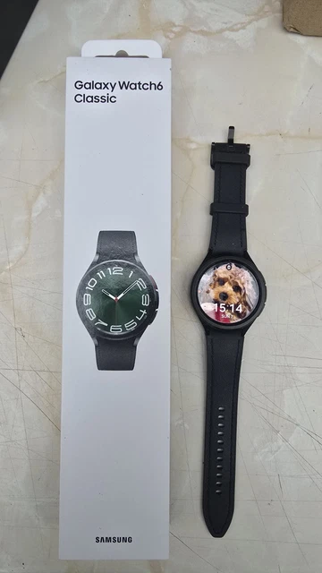 SAMSUNG GALAXY WATCH6 Classic SM-R960 47mm Stainless Steel Case with ...