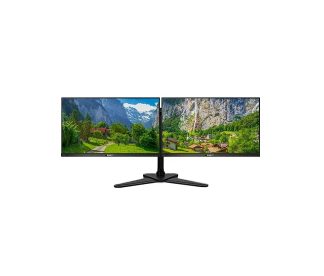DUAL MONITOR BUNDLE - PHILIPS 272B 27" QHD 1440P IPS LED - HDMI DISPLAY ...