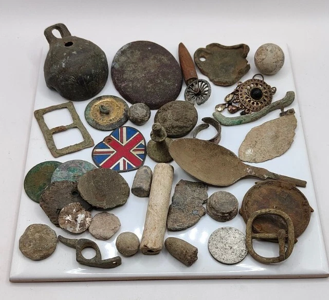 JOB LOT OF Metal Detecting Finds Medieval - Vintage £2.99 - PicClick UK