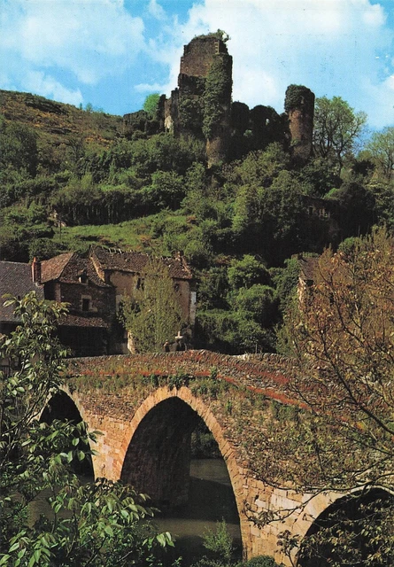 12 BELCASTEL LE Pont Domine Par Les Ruines Du Chateau EUR 5,90 ...