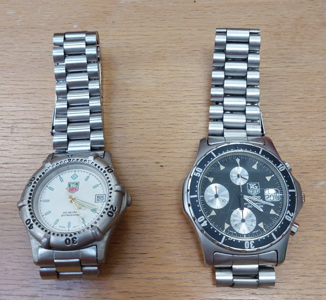 TAG HEUER QUARTZ Chronograph 2000 Professional Series 200 Meter, + Damenuhr EUR 5,50 - PicClick DE