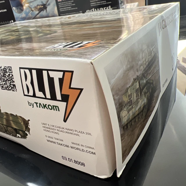 TAKOM 8008 1:35TH scale Jagdtiger 128 mm Pak L66 & 88mm Pak L71 2 in 1 ...