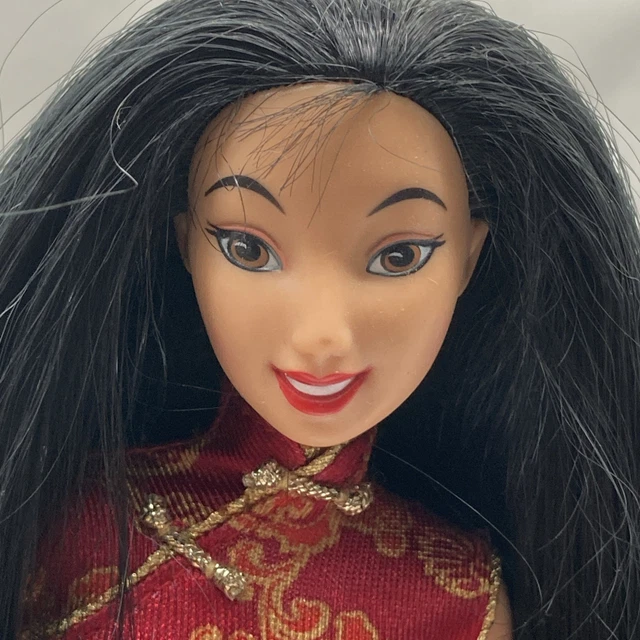 1997 DISNEY'S MULAN Fashion Doll Scarlet Red Gold Dress Barbie 90’s ...