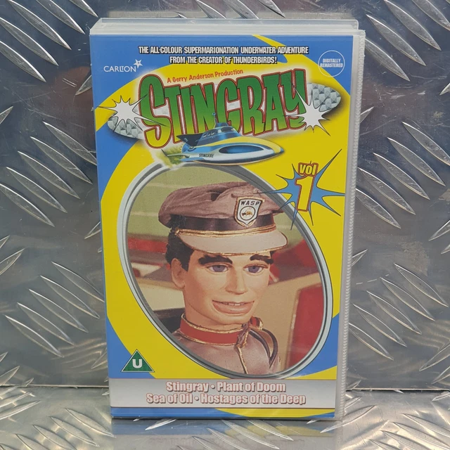 STINGRAY VOLUMES 1/8/9 plus The Incredible Voyage Gerry Anderson VHS ...