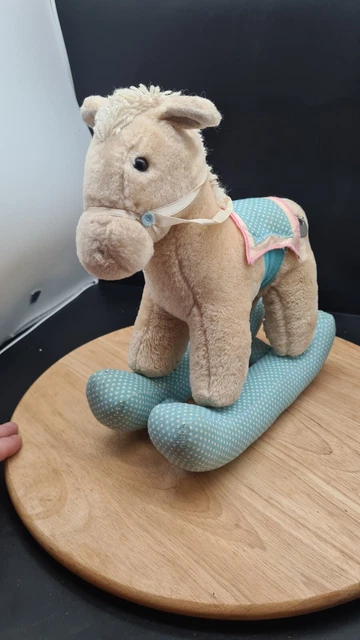 VINTAGE WIND UP Rocking Horse By Dakin 1984 Soft Toy - Baby Things ...