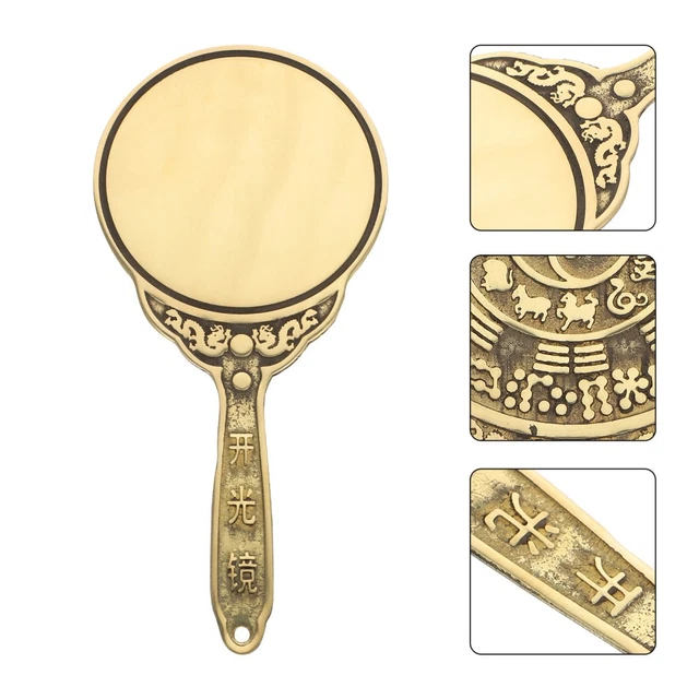 HANGING WALL DECOR Copper Convex Mirror Chinese Traditional Bagua $25. ...
