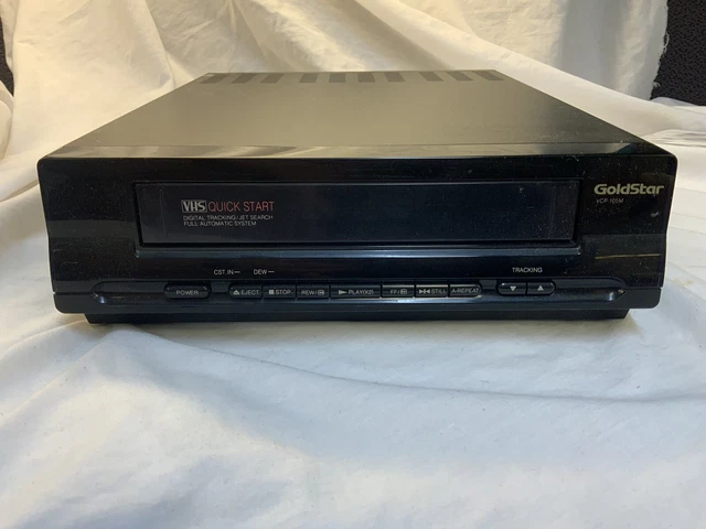 GOLDSTAR VCR PLAYER Model VCP-105M VCR VHS Player Vintage Serviced £28. ...
