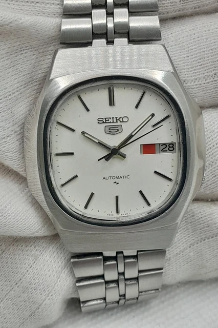 VINTAGE SEIKO 5 Automatic Day/Date 7009-5310 men's Watch japan £108.22 - PicClick UK