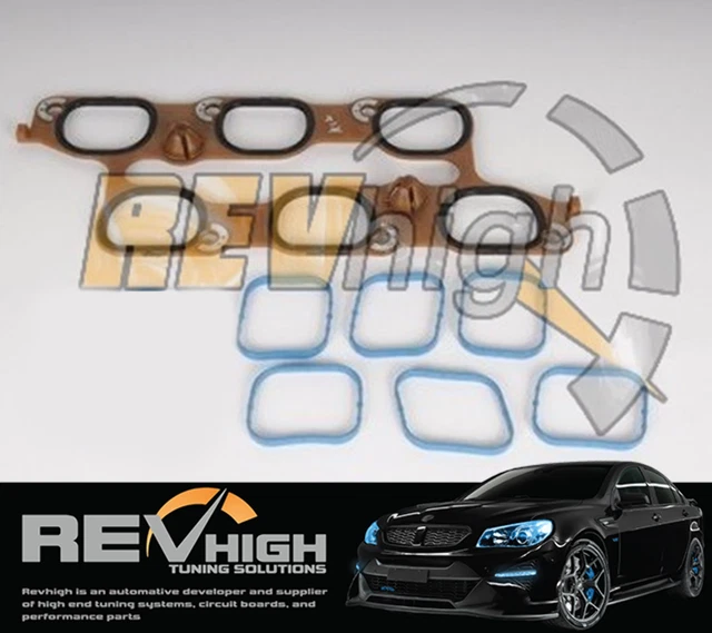 HOLDEN COMMODORE INTAKE Manifold Plenum Gasket Upper Lower Combo VF SV6 ...