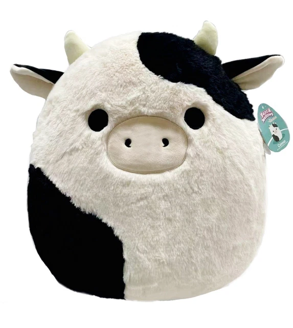 SQUISHMALLOWS FUZZ-A-MALLOWS CONNOR the Cow | 16 Inch | BNWTs | Kawaii ...
