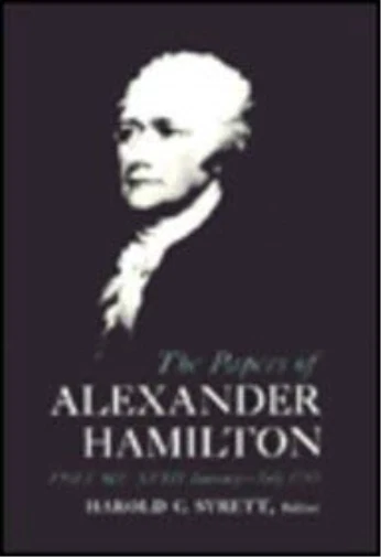 ALASTAIR HAMILTON ALEXANDER Hamilton The Papers of Alexander Hamilton ...