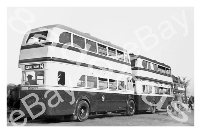 BUS PHOTOGRAPH BIRMINGHAM C.T. HOV 904 [1904] £1.99 - PicClick UK