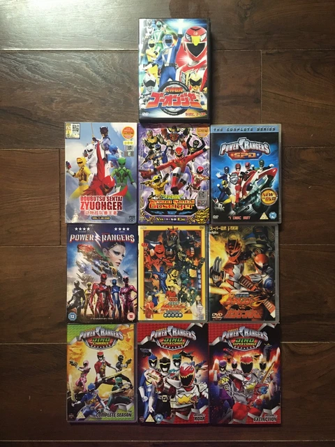 DVD BUNDLE POWER Rangers, Super Sentai, rare titles, box sets £15.00 ...