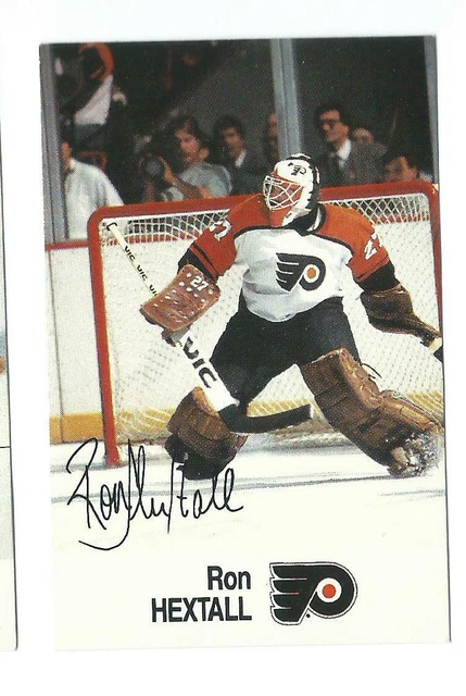 VINTAGE RON HEXTALL flyers ALL-STAR COLLECTION card facsimile auto ...