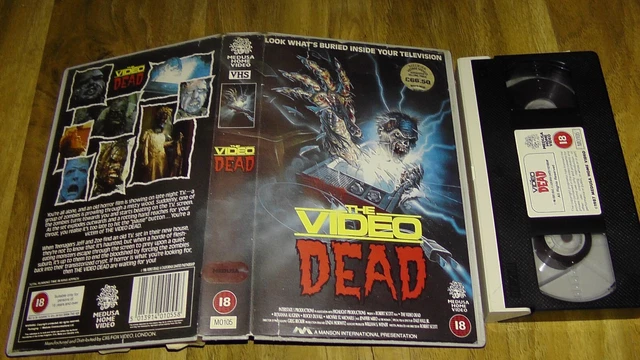 THE VIDEO DEAD VHS Video Big Box Ex Rental Cert Medusa £44.99 - PicClick UK
