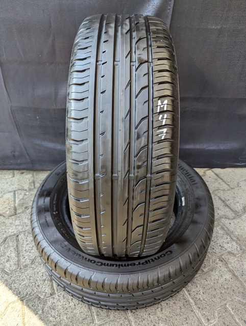 2X CONTINENTAL CONTIPREMIUMCONTACT 2 215/60 R17 96H Sommerreifen DOT2009 6mm TOP EUR 109,00 ...