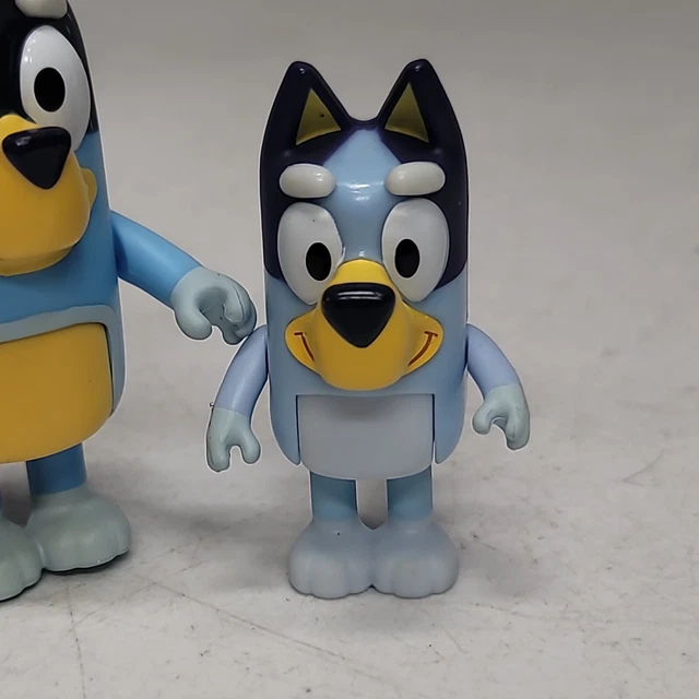 DISNEY BLUEY BLUEY'S Dad Father BANDIT Heeler and Bluey Figures £9.64 ...