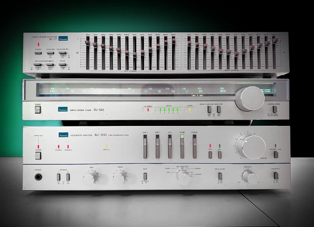 SANSUI AU-D33, TU-S33, SE-77 🌈RaRe🌈 Silver Vintage Stereo Bundle £2,890 ...
