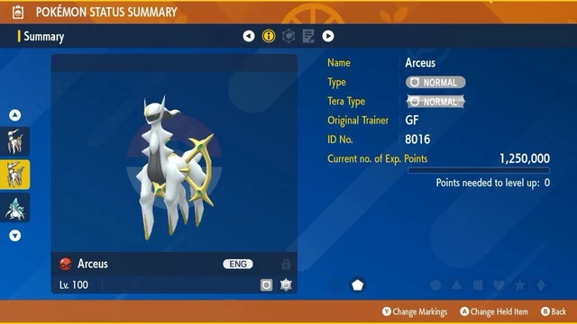 ARCEUS POKÉMON SCARLET And Violet Perfect IV £1.75 - PicClick UK
