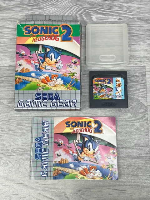 SEGA GAME GEAR, Sonic The Hedgehog 2 & Sonic 1 Game Cartridge With Case ...