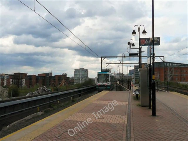 PHOTO 6X4 CORNBROOK Tram Station Manchester Looking towards Manchester ...