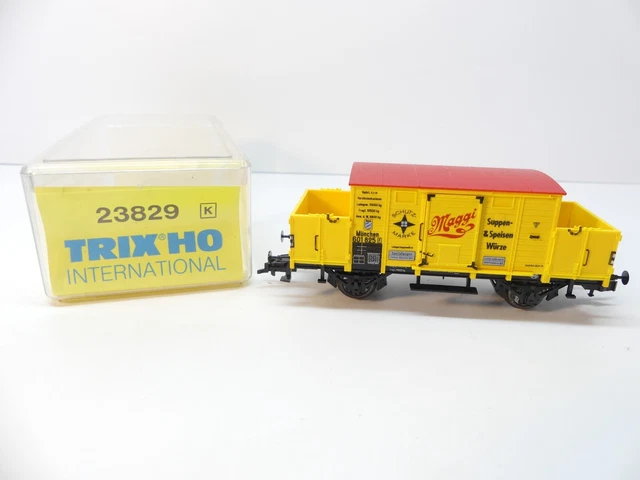 TRIX H0 23829 K Güterwagen "Maggi", KBayStsE, DC, KKK NEM, NEU in OVP #53955 EUR 27,90 - PicClick DE