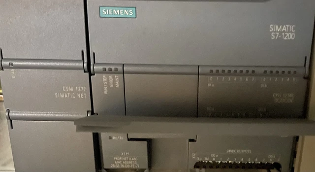 SIEMENS SIMATIC S7-1200 1214C CPU (6ES7214-1AG40-0XB0) + CSM 1277 ...