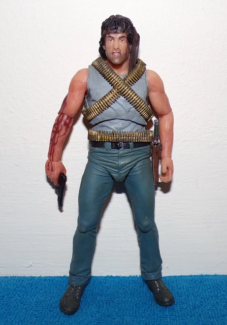 NECA JOHN RAMBO First Blood 7" Sylvester Stallone figure Used £55.00 ...