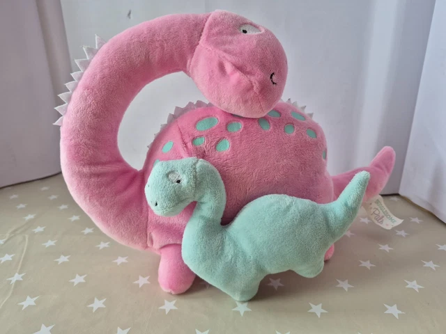 BRONTOSAURUS MOTHER AND Baby Soft Toy Dinosaurs By Snugglesome Pals £7. ...