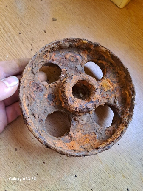 INDUSTRIAL REVOLUTION IRON Mining Cart Wheel c1760-1820 £45.00 ...