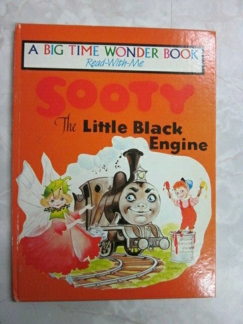 BIG TIME WONDER Book Sooty The Little Black Engine Hilda Boswell hc c90 ...