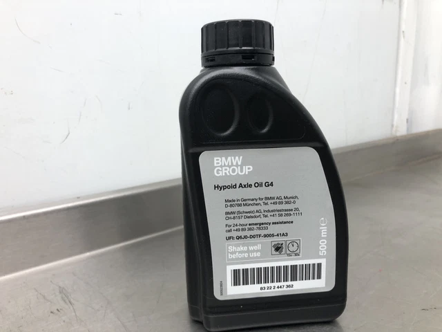 BMW GENUINE HYPOID Axle Oil G4 500ml X5 F90-M5 X4 G02 M40dX 83222447362 ...