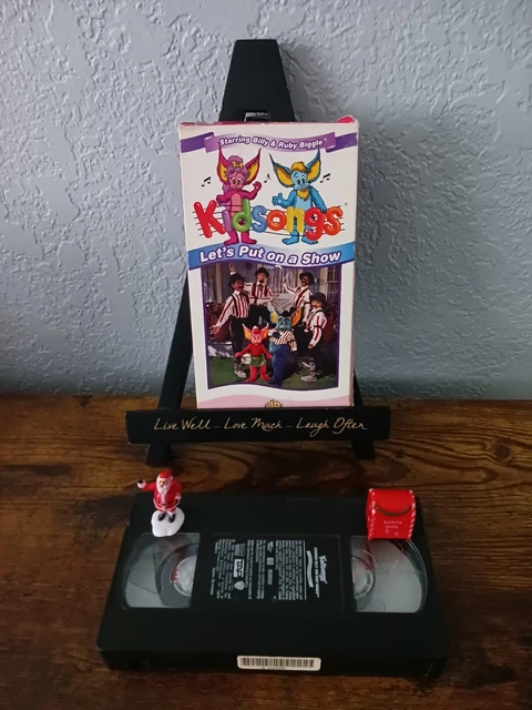 KIDSONGS LETS PUT On A Show VHS Tape 1995 Billy Ruby Biggle Educational ...