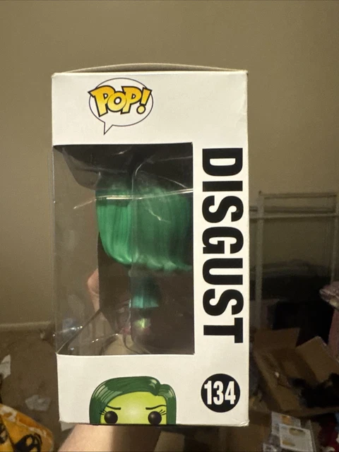FUNKO POP! DISNEY Pixar Inside Out Disgust #134 Vinyl Figure DAMAGED ...