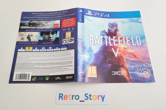 SONY PLAYSTATION PS4 - Battlefield V 5 - Jaquette / Cover - FRA EUR 1 ...