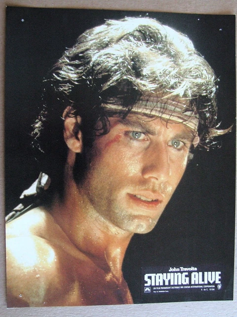 JOHN TRAVOLTA PHOTO Exploitation Lobby Card Staying Alive EUR 8,00 ...
