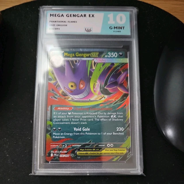 POKEMON TCG - Mega Gengar EX - Phantasmal Flames 56/94 PFL Graded 10 ...