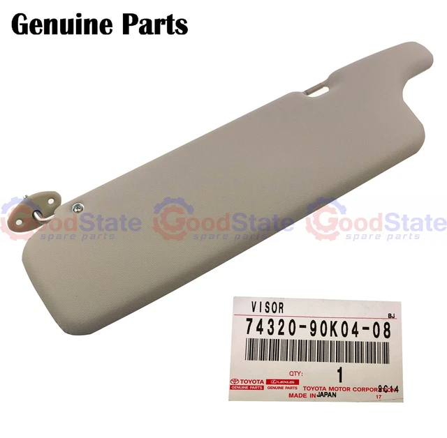 GENUINE TOYOTA LANDCRUISER 70 Series RJ PZJ LJ LH Left Sun Visor Ivory ...