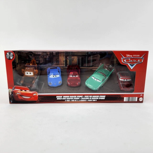 DISNEY PIXAR CARS Cruisin’ Through Radiator Springs 5-Pack Set Diecast ...