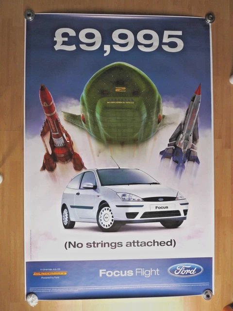 THUNDERBIRDS 2004 MOVIE Original Bus Shelter Poster (Ford Focus) £45.00 ...