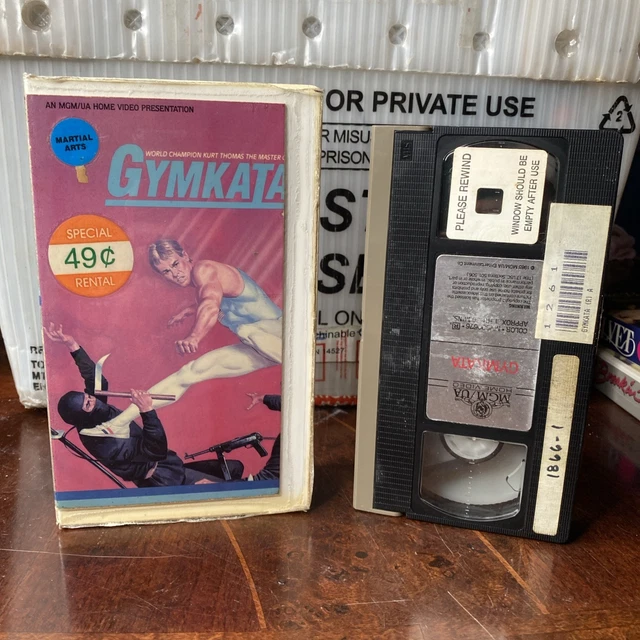 GYMKATA VHS (1985) Big Box Edition RARE Vintage MGM 80’s Kurt Thomas ...