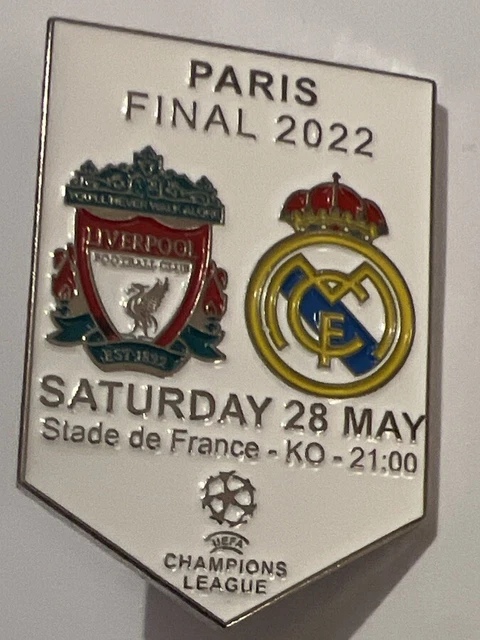 LIVERPOOL FC PIN Badge, 2022 Champions League Final $8.04 - PicClick