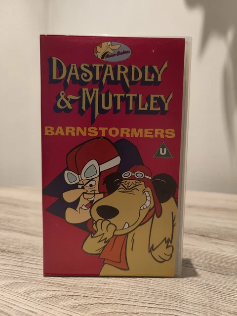 DASTARDLY AND MUTTLEY Barnstormers Hanna Barbera Cartoon VHS Video Tape ...