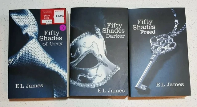 FIFTY SHADES OF Grey Trilogy - Freed - Darker - Set of 3 Books By EL ...