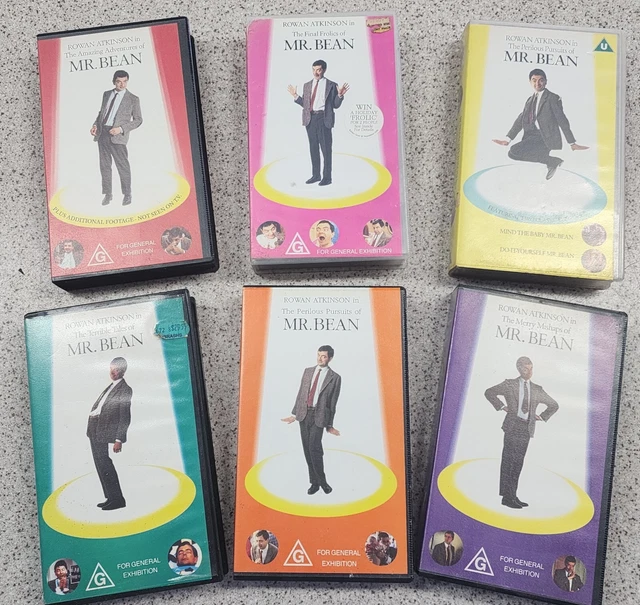 ROWAN ATKINSON & Mr. Bean VHS Tape Bundle. PAL £21.73 - PicClick UK