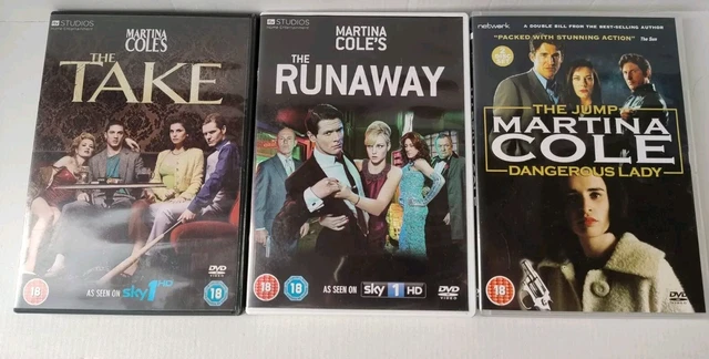 MARTINA COLE DVD Bundle, The Take, The Runaway The Jump, Dangerous Lady ...