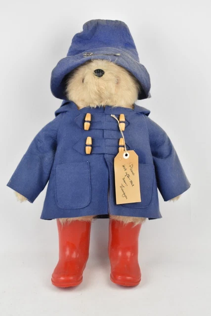 PADDINGTON BEAR PLUSH Toy Teddy Gabrielle Designs Vintage Wellington ...