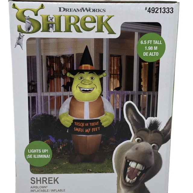 NEW DREAMWORKS SHREK Gemmy Halloween Airblown Inflatable Yard ...