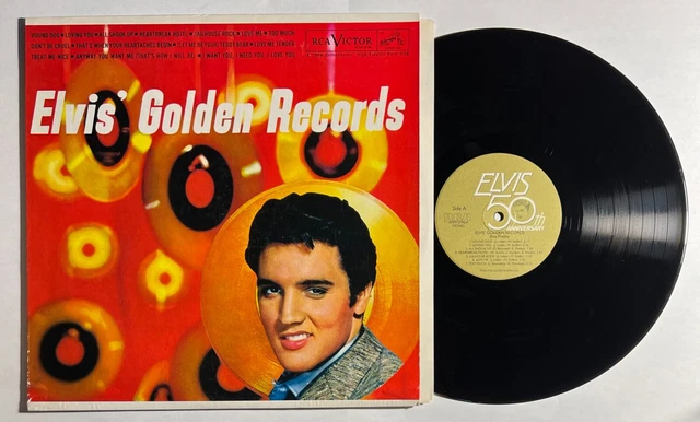 ELVIS PRESLEY : Golden Records LP 33 rpm 12" RCA AFM1-5196 USA EX EUR ...